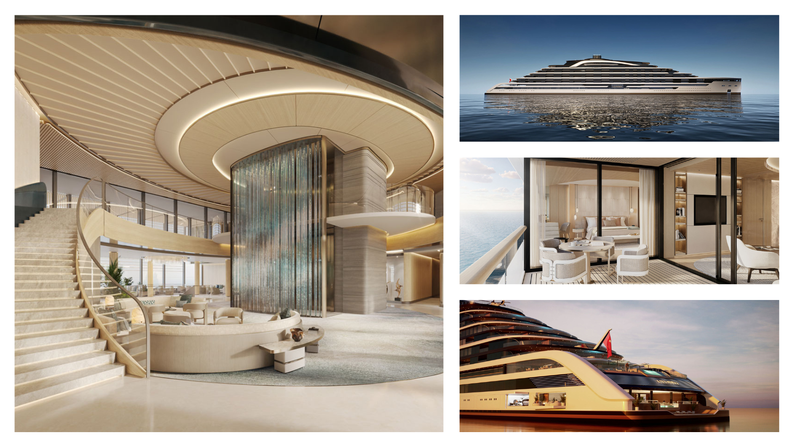 323m Espen Øino residential yacht Ulyssia to be built in China